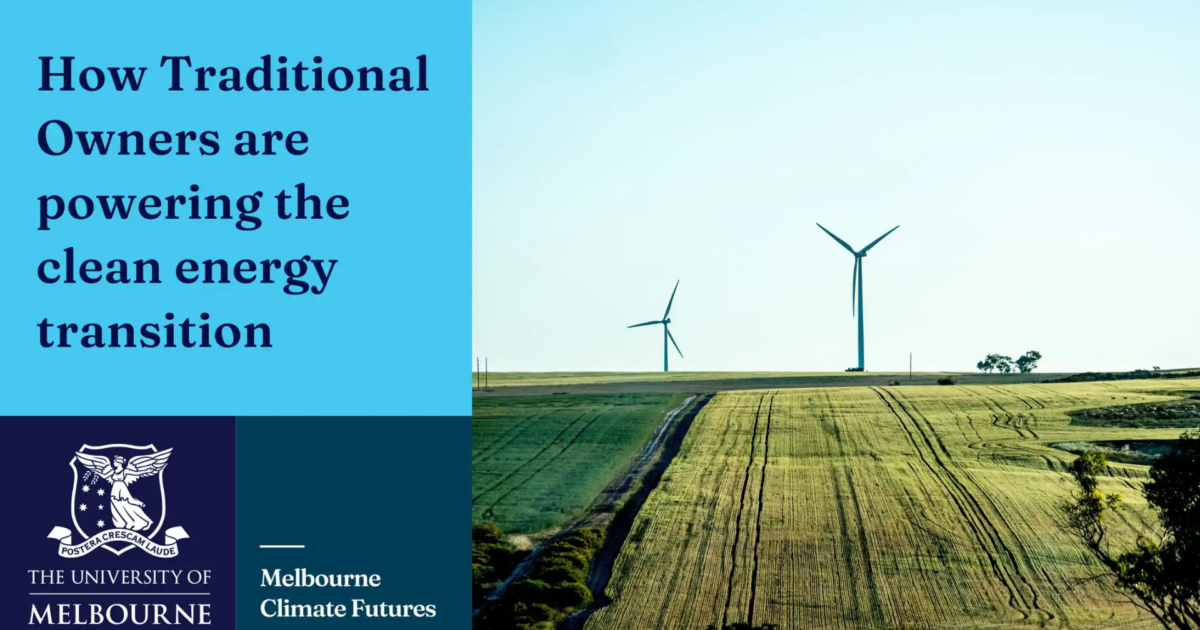 Melbourne Connect | MCF Seminar Series: How Traditional Owners are…